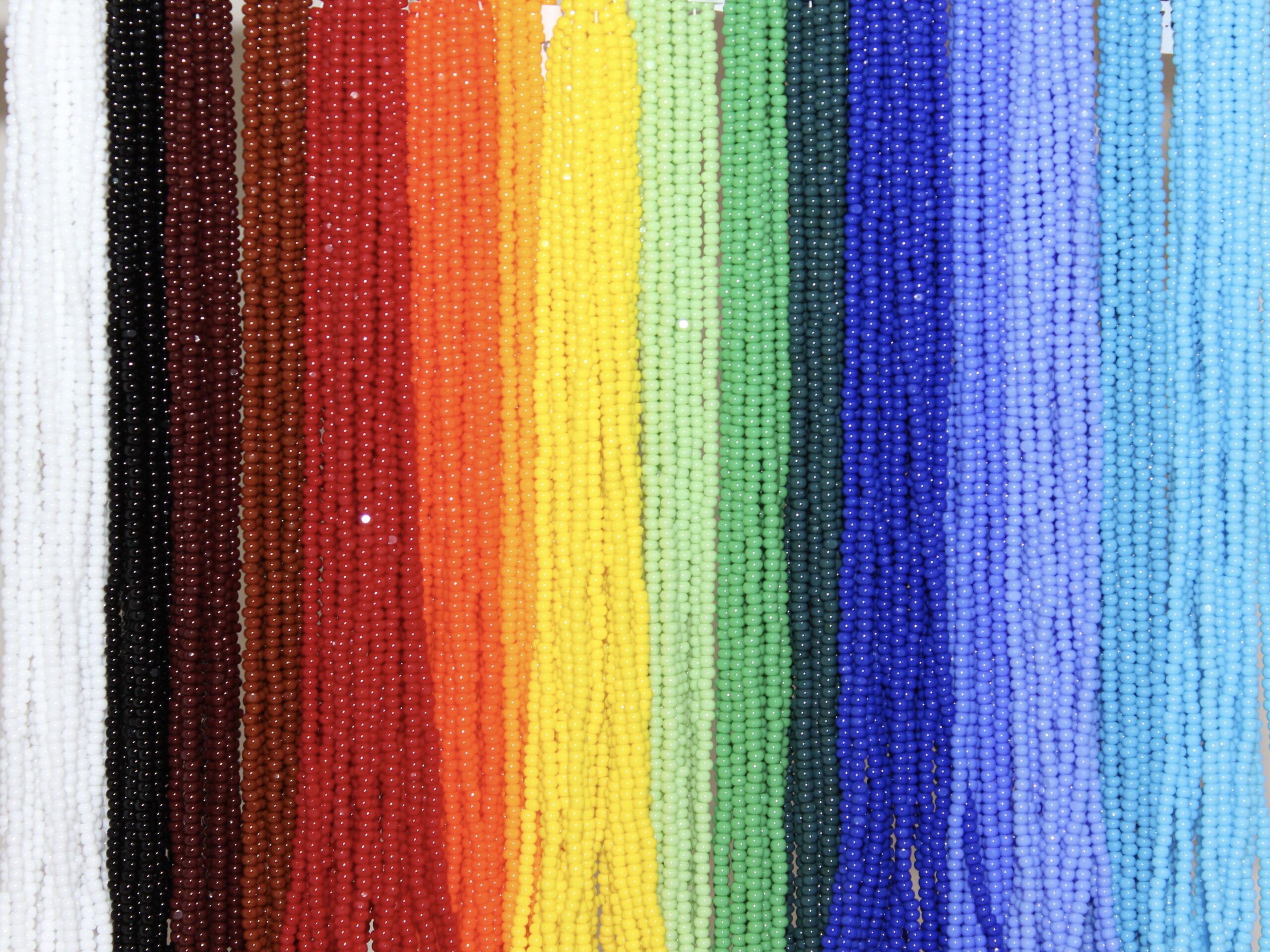 11/0 Czech Charlotte/True Cut Seed Bead Opaque Variety Pack, 16 colors ...